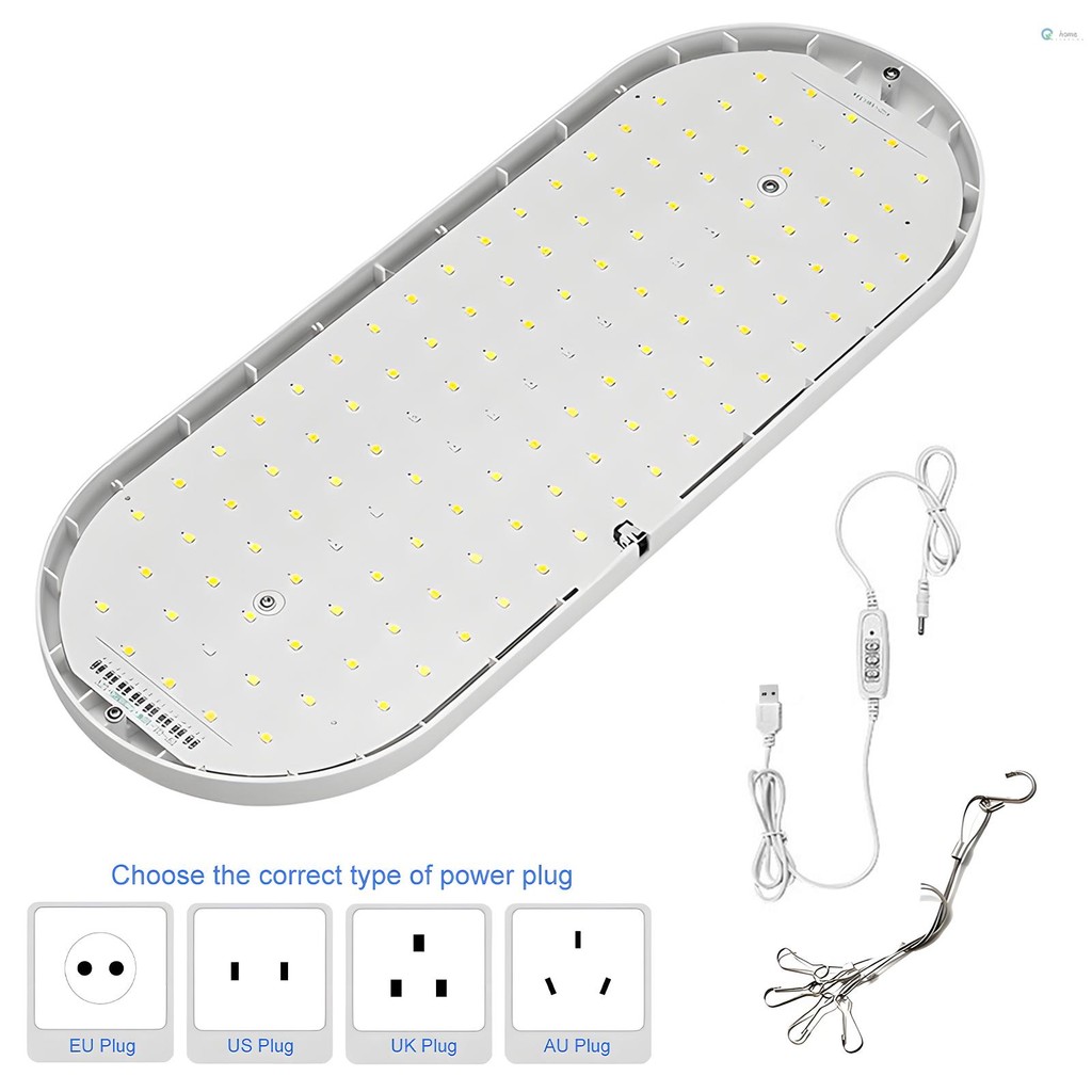 Led Grow Light Full Spectrum 10W 2H/4H/8H จับเวลา 4 ระดับหรี่แสงได้ไฟ ...