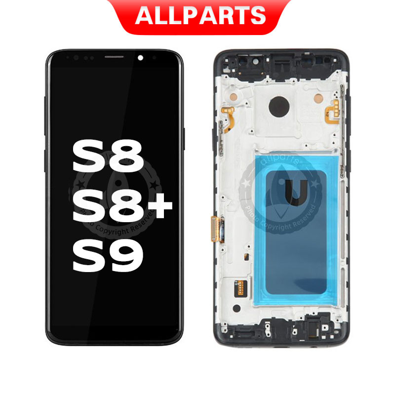 ALLPARTS Display บบโค้ง จอ ทัช สำหรับ for Samsung Galaxy S8 S9 + Plus ...