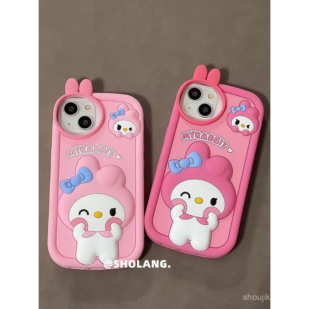 การ์ตูนสามมิติถูหน้า Meeti iphone15promax iPhone 14เคสมือถือ13ซิลิโคน12นุ่ม11หญิงอินเทรนด์ gl5v ...