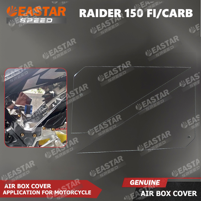 อะครีลิคแอร์บ็อกซ์ Raider 150 Fi/Carb สีใส แบบคู่ แข็งแรง | Shopee Thailand