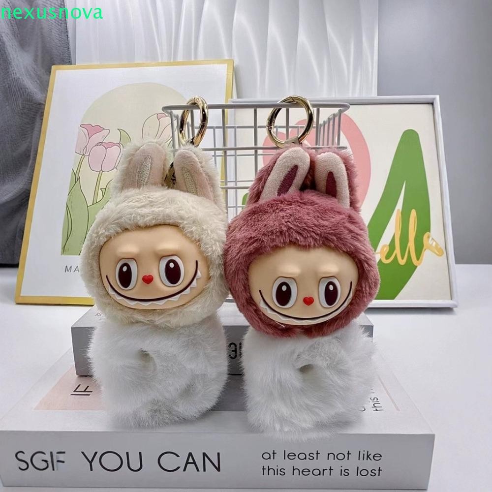 NEXUSNOVA Labubu Plush Slap สร้อยข้อมือ, Soft Clap วงกลมของเล่น Labubu ...