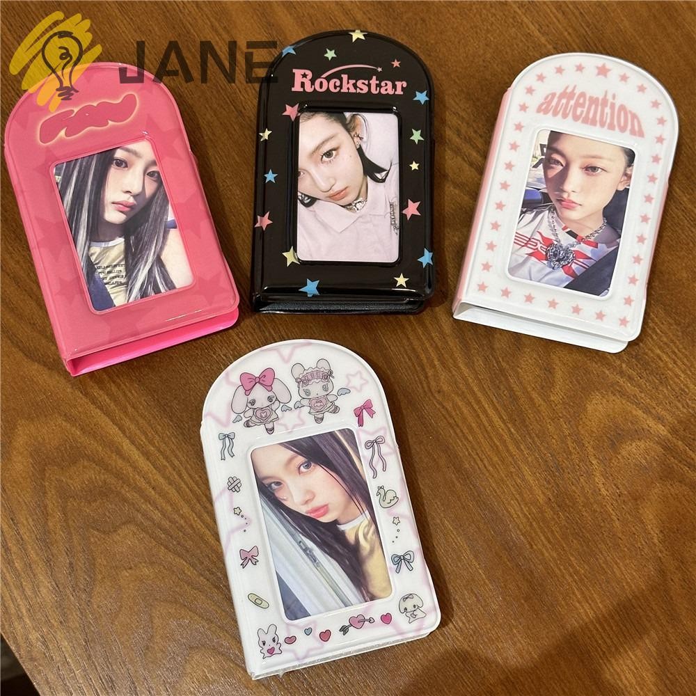 JANE Card Album, Retro Star PVC Photocard Binder, 10 หน้าภายในสไตล์ ...