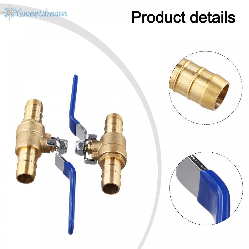ท่อทองเหลือง Barb Shut Off Kit 5/8 นิ้ว 2 ชิ้นพร้อมคุณสมบัติสแตนเลส ...