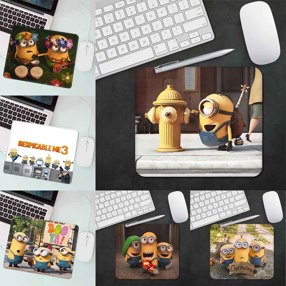 การ์ตูนน่ารักน่ารัก Minions Gaming Mouse Pad XS แผ่นรองเมาส์ขนาดเล็ก ...