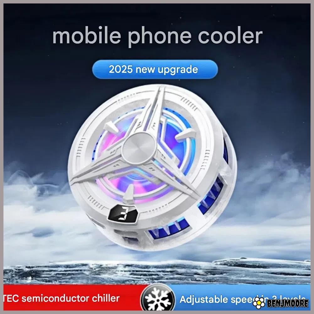 BENJMOORE Semiconductor Cooler หม้อน้ําโทรศัพท์มือถือ SR02 น้ําหนักเบา 2025 รุ่นท็อป 2-in-1 พัด ...
