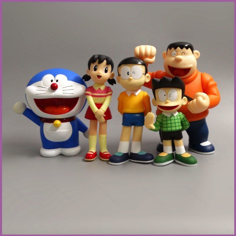 Yb 5 ชิ้น Doraemon Action Figure Shizuka Minamoto Nobita Nobi Honekawa ...