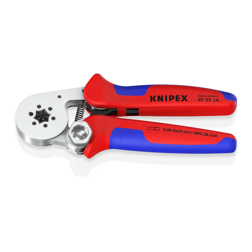 KNIPEX Self-Adjusting Crimping Pliers คีมย้ำแบบปรับระดับได้ รุ่น 975514 ...
