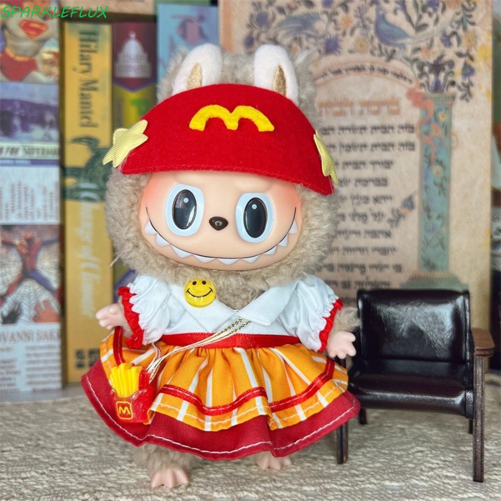 Sparkleflux Labubu ตุ๊กตาเสื้อผ้าชุด, Kuromi McDonalds Labubu Time ...