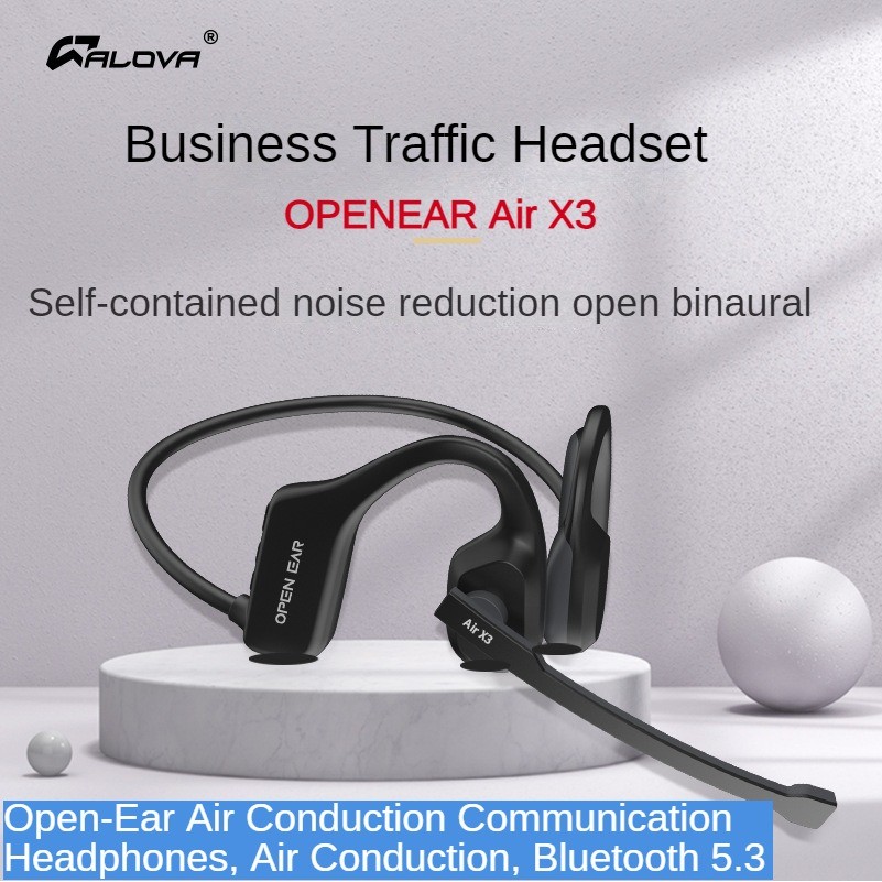 Openear Air X3 เปิดหูแขวนการสื่อสารธุรกิจมืออาชีพโทรชุดหูฟังธุรกิจขับรถสํานักงานตัดเสียงรบกวนสี ...