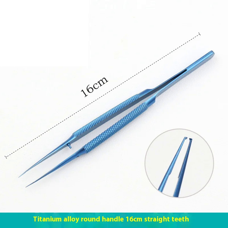 Ophthalmic Micro Surgery Forceps Eye Forceps with Platform Titanium ...