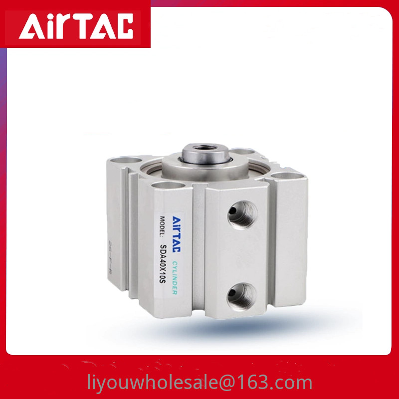 Airtac ยี่ห้อใหม่พร้อมสต็อกบางกระบอก SDA50/63 * 5/10X15X20X25X30X40X50-SBSDA50X5 SDA63X5 ...