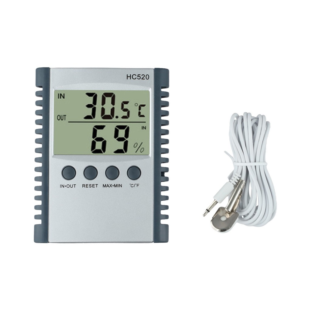 Digital Hygrometer Humidity Level Indicator Mini Size 2-meter Probe ...