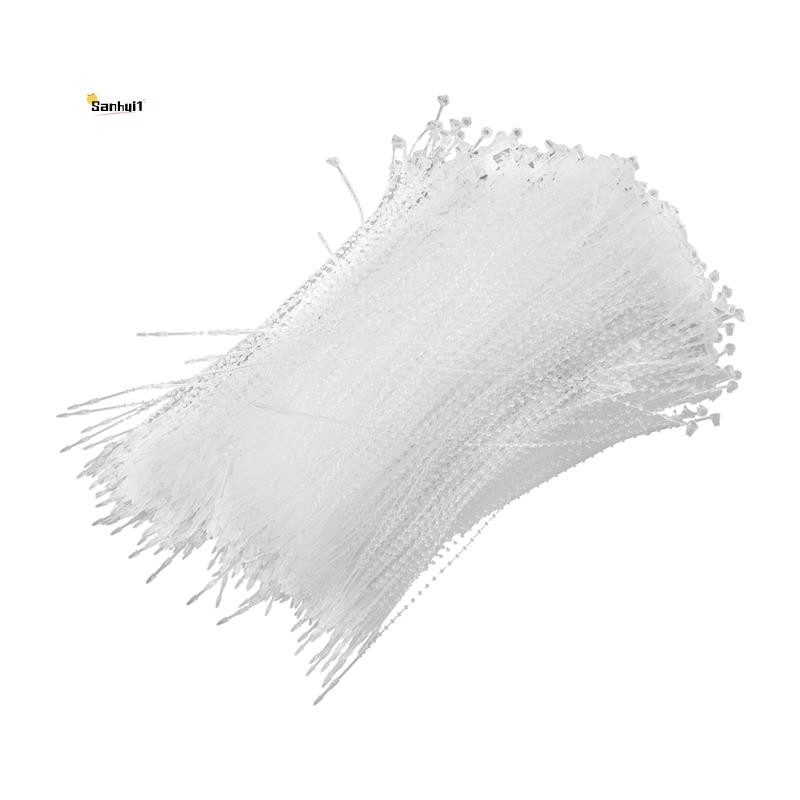 บรรจุพลาสติก Fasten String สาย Loop Tie 18 ซม. 1000 ชิ้น สีใส | Shopee ...