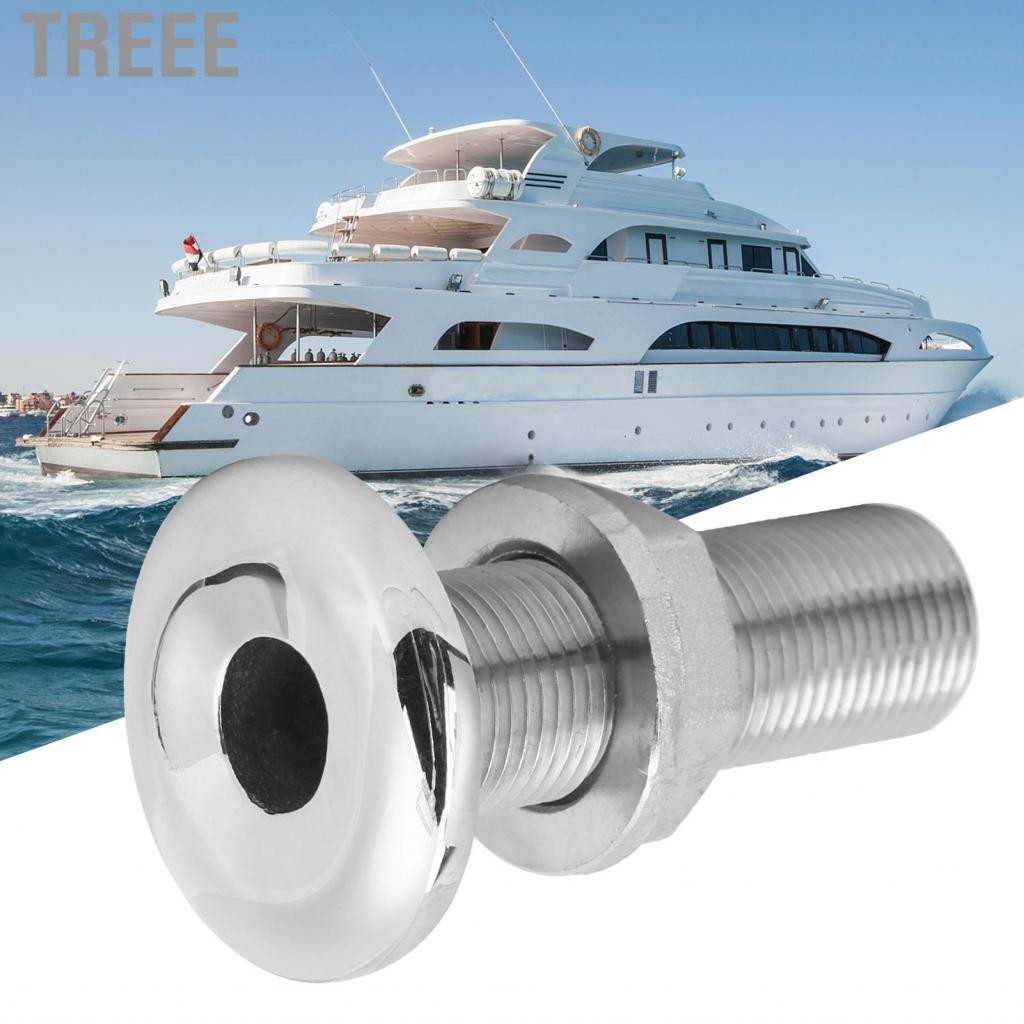 Treee Thru Hull FITTING Connector สแตนเลส MJS022 ข้อต่อ Outlet สำหรับ ...