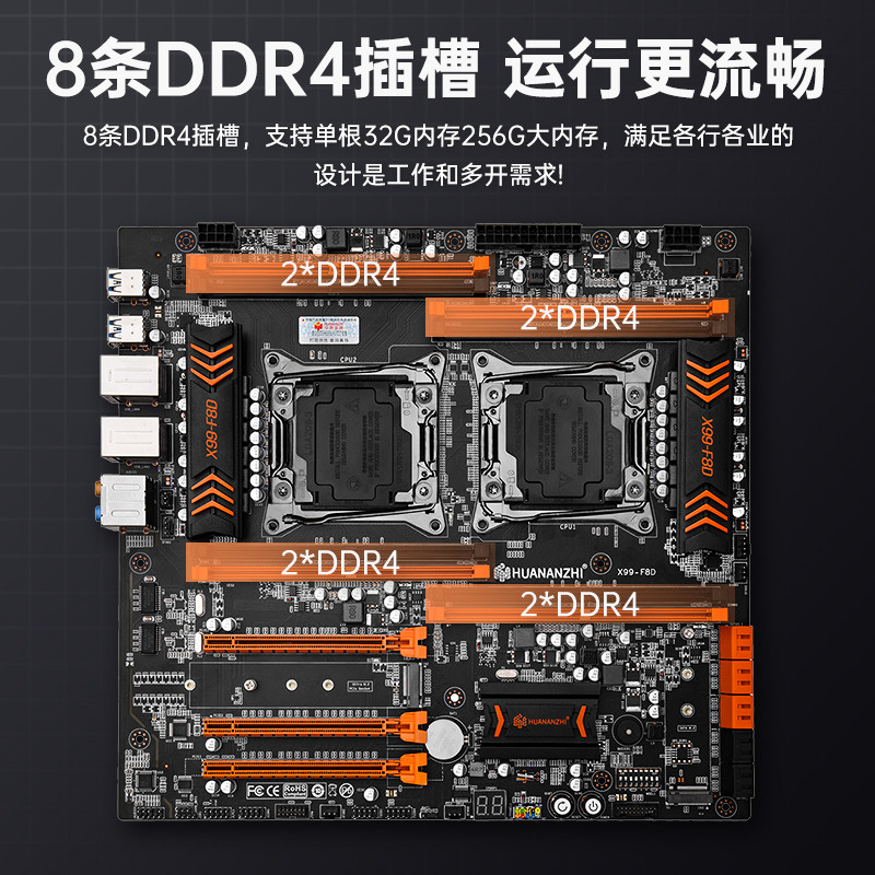 mainboard X79 X99 CPU สำหรับเกมมิ่งสตูดิโอ South China Gold Medal Dual-Socket สำหรับ Multi-Open ...