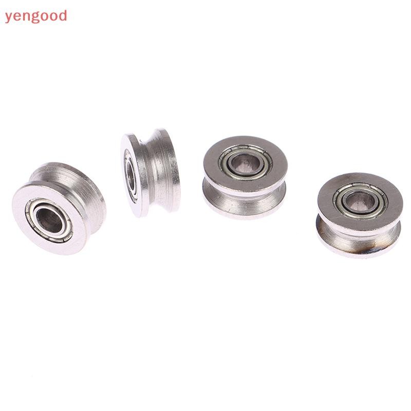 YGD 10 ชิ้น V Groove Sealed Ball Bearing Guide Track Roller Bearing ...