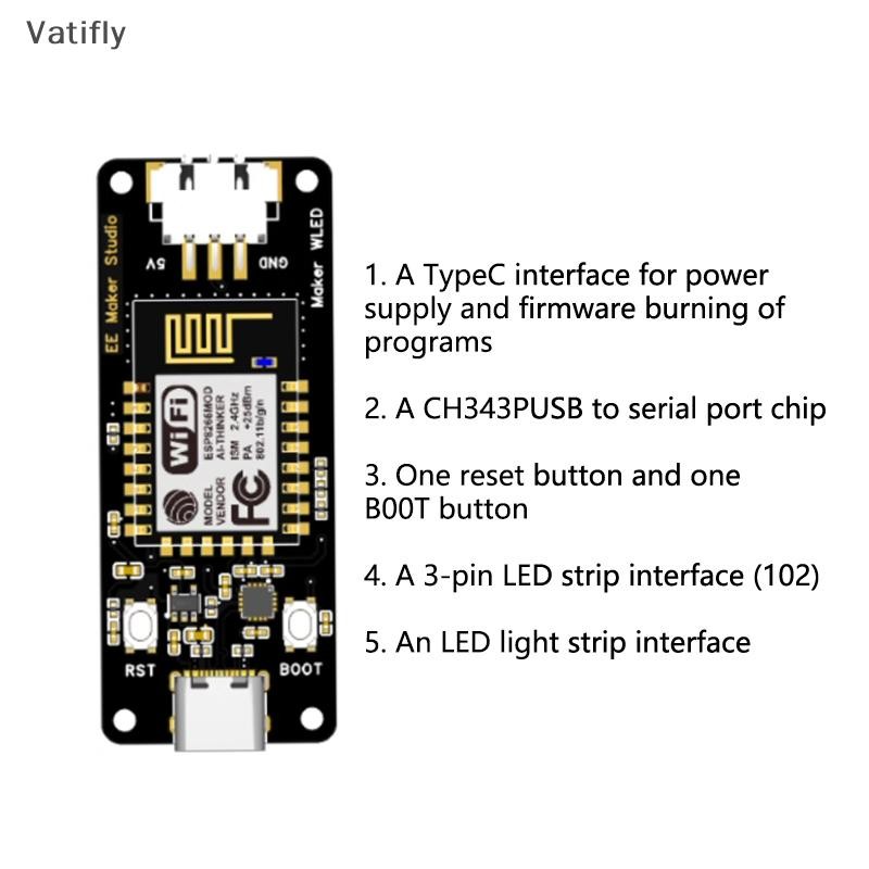 ใหม่ ESP-12F WLED Controller โมดูลแชสซี Ambient Light WIFI Controller ESP8266 อุปกรณ์เสริมร้อน ...