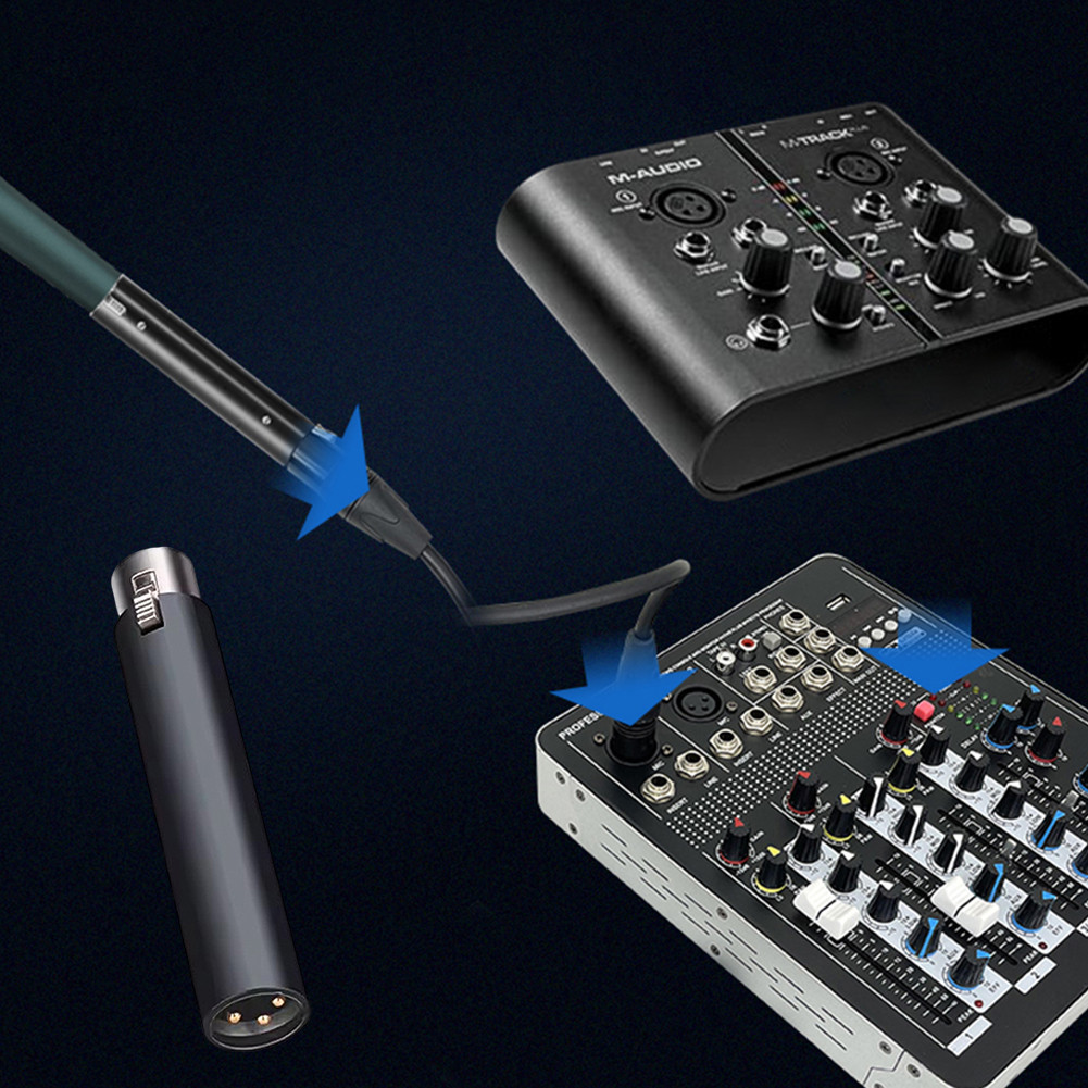 48V Compact Dynamic Microphone Booster Microphone Dynamic Preamplifier ...