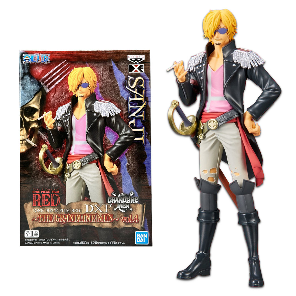 อะนิเมะ One Piece Sanji FILM RED Men of the Grand Line Black Suit Zoro ...