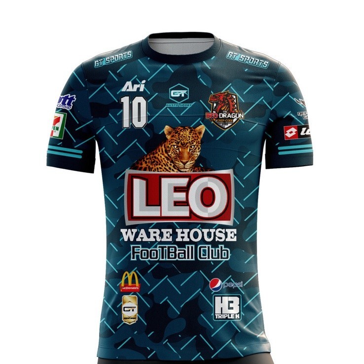 LEO WAREHOUSE FOOTBALL CLUB Jersey Full Sublimation 3D Shirt เสื้อยืด ...
