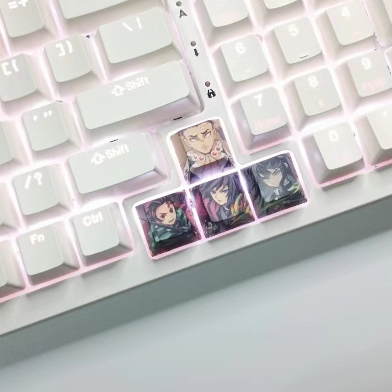 4ชิ้นpbt Arrow Keycapของแท้灭之CHERRY R1 เหมาะสําหรับปุ่มกดคีย์บอร์ดแบบ ...