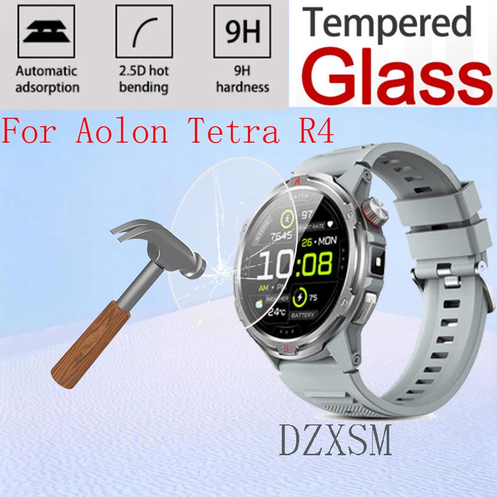 ฟิล์ม Aolon Tetra R4 Hard Glass Smartwatch ฟิล์มป้องกันสําหรับ ...