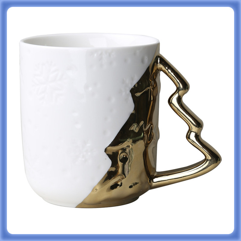 แก้วน้ําคริสต์มาส แก้วแก้ว Xmas Ceramics Cup Porcelain Espresso Cups ...