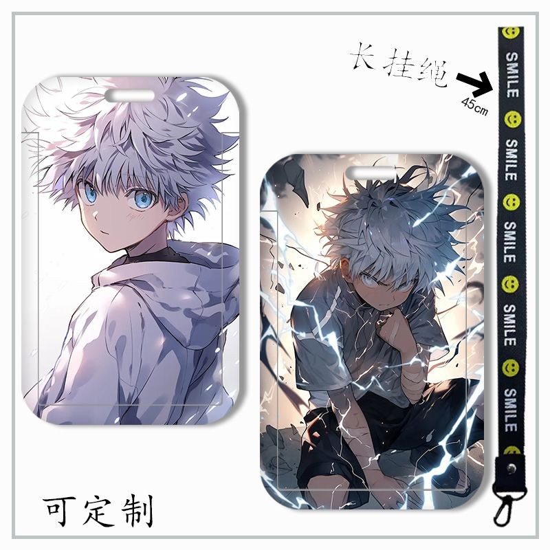 Hunterhunter KILLUA ZAOLDYECK DIY ชุดการ์ดนักเรียนบัตรวิทยาเขตผู้ถือ ...
