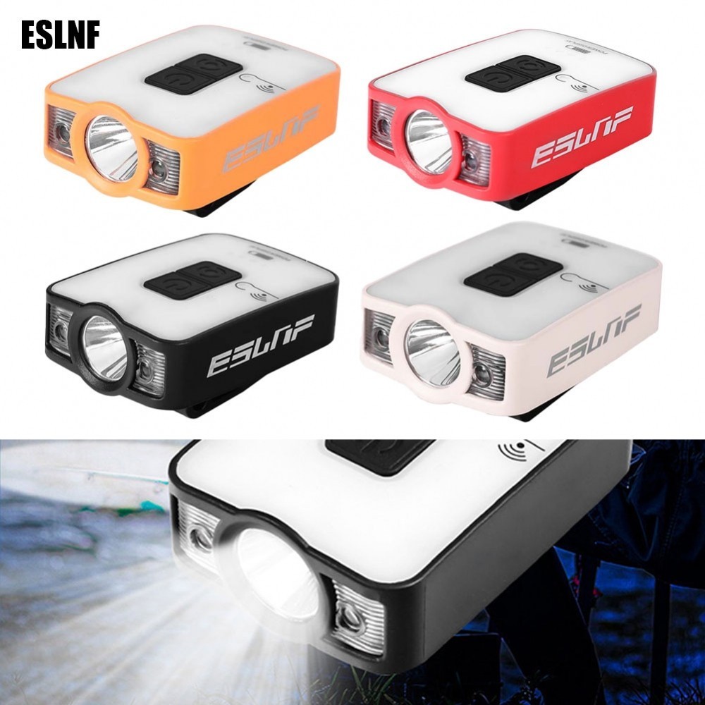 Camping Headlamp 2 In 1 Design Hands-free Control Intelligent Induction ...
