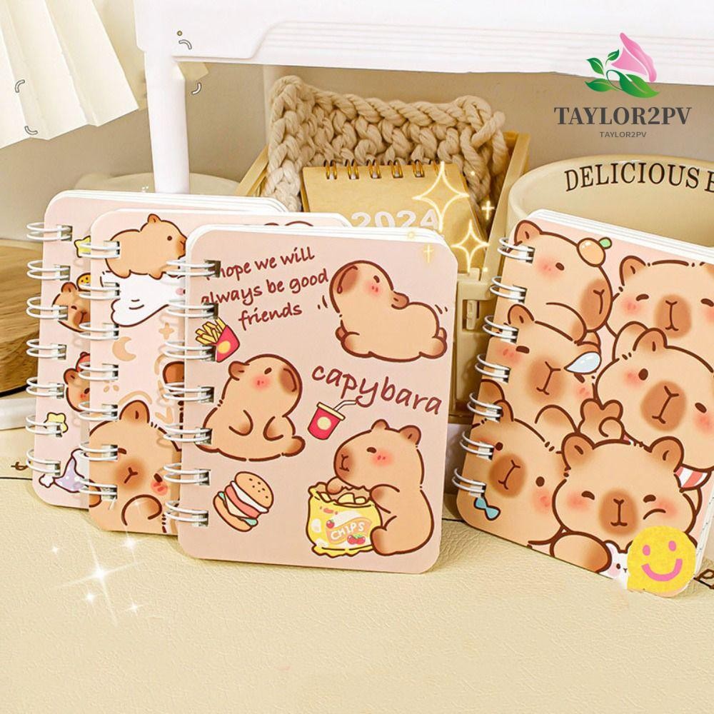 Taylor2pv 4 ชิ้นน่ารัก A7 โน้ตบุ๊ค, Panda สตรอเบอร์รี่หมี Mini Pocket ...