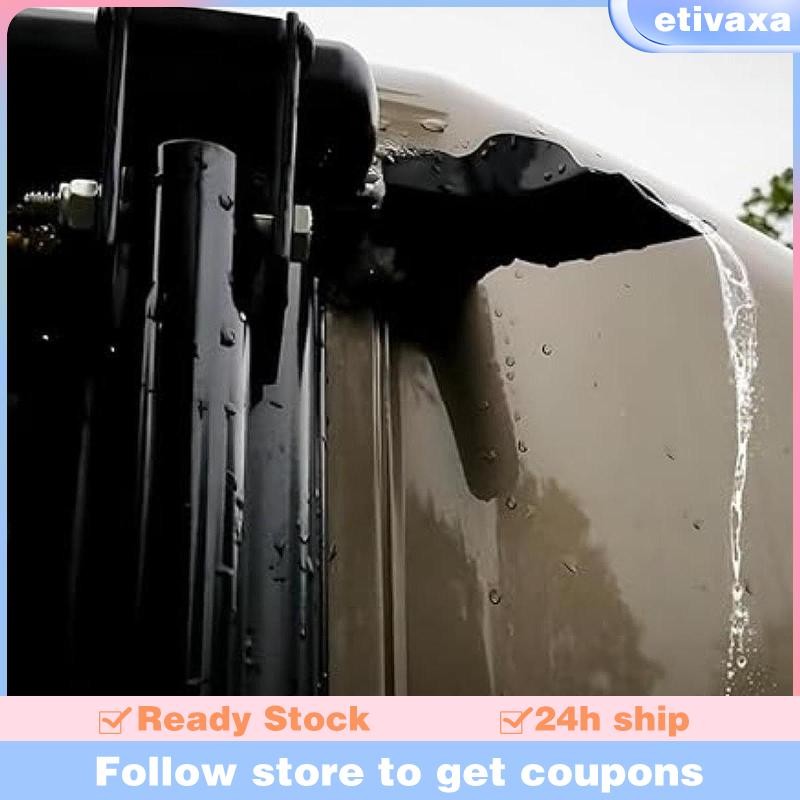 [Etivaxa] 4 ชิ้น RV Gutter Spouts RV Rainwater Outlet อะไหล่ติดตั้ง ...