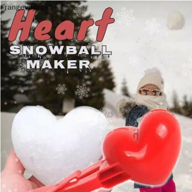 [rangevoyage1] 1 ชิ้น Love Heart Snowball คลิป Maker คลิปเด็กกลางแจ้ง ...