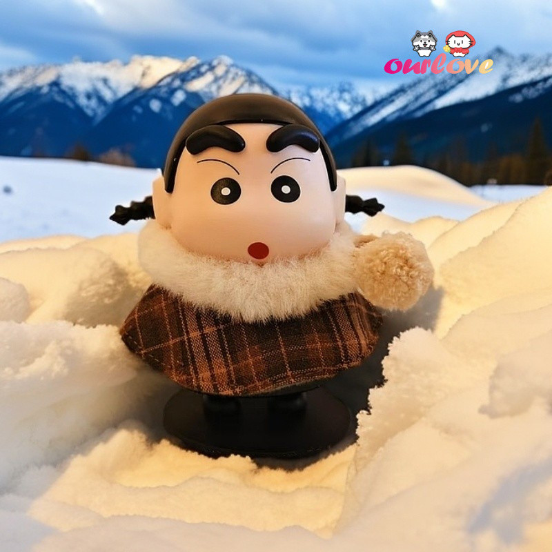 Little Red Book New Fun Lady Crayon Shin-Chan ตุ๊กตา Maid Crayon Shin ...