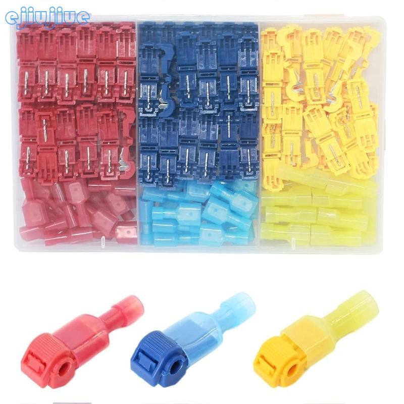 Cc 144 ชิ้น Self-Stripping T Tap Wire Connectors Quick Splices ...