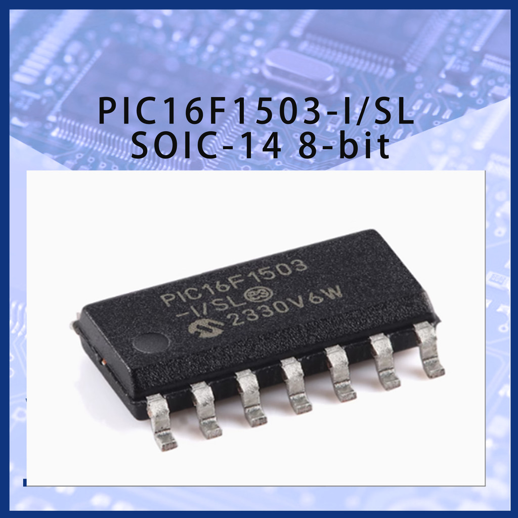 PIC16F1503-I/SL SOIC-14 ชิปไมโครคอนโทรลเลอร์ 8 บิต | Shopee Thailand