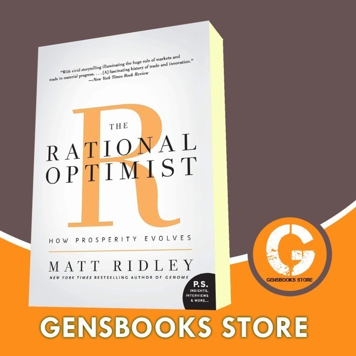 หนังสือ The Rational Optimist: วิธีความเจริญรุ่งเรือง Evolvs Matt ...