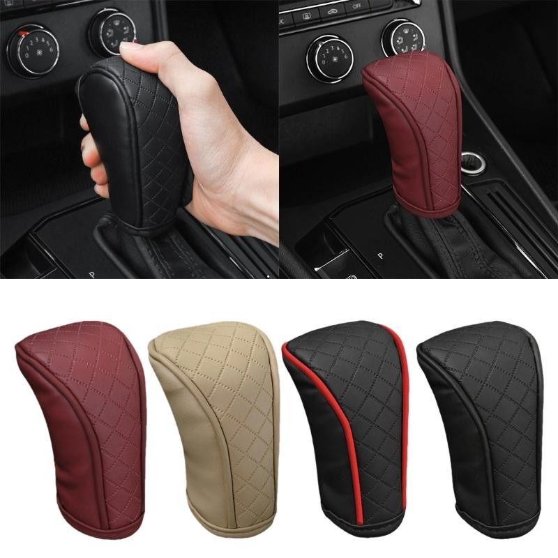 MT หนังเกียร์ Shifts ฝาครอบลูกบิดทั่วไป Fit Breathable Shifter ...