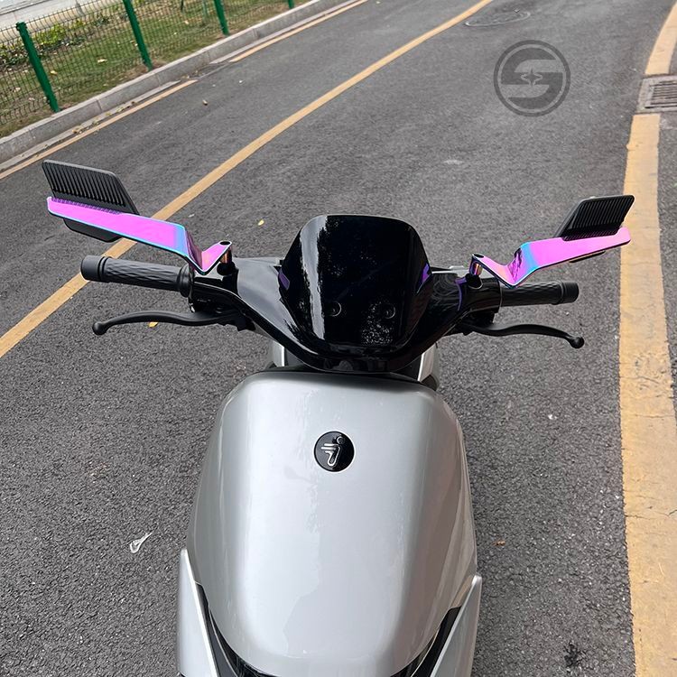 กระจกมองหลังมอเตอร์ไซค์ Razor ชุบเงิน Ninebot Mz Mmax2 F2z F90 M395c Niu Extreme Core กระจก ...