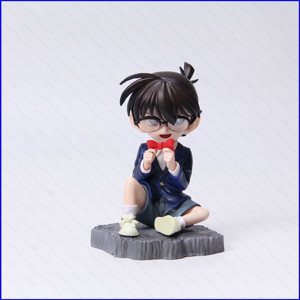 PS1 Detective Conan Action Figure Conan Edogawa ท่านั่ง Bowtie ตุ๊กตา ...