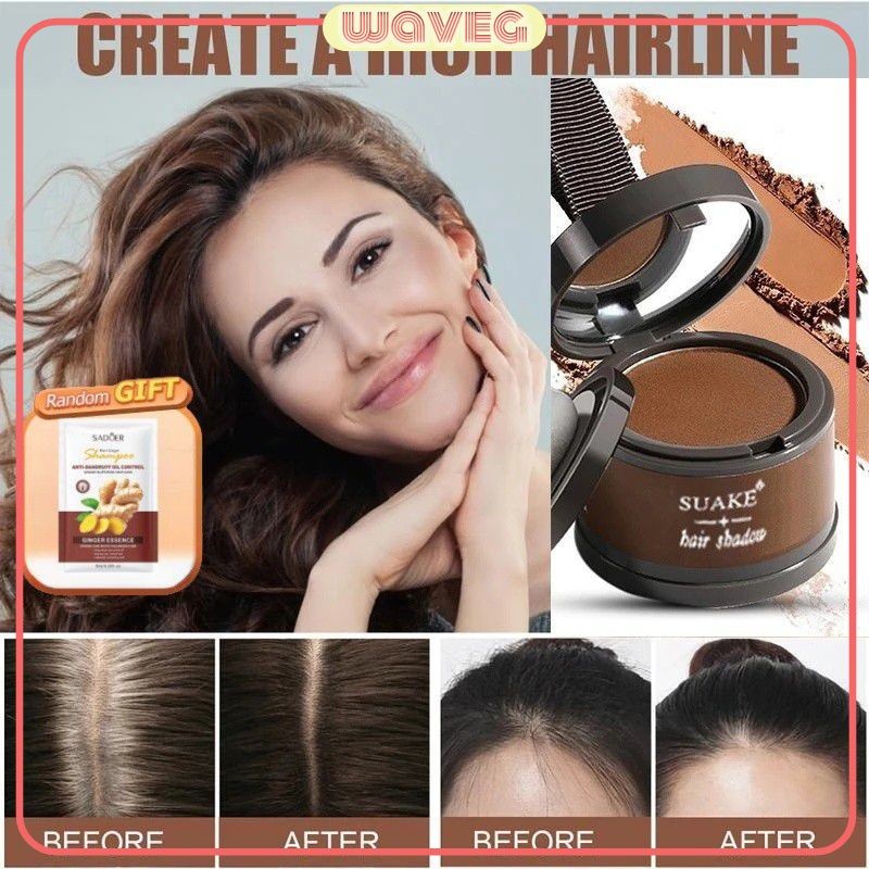 ซื้อ 1 แถม 1 ฟรี VANLIN MAYDY 3-in-1 Hairline Eyebrow Powder Contour Fill and Repair Hair ...