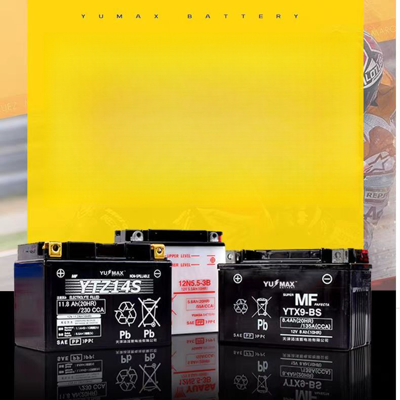 Yuasa แบตเตอรี่รถจักรยานยนต์12V ไม่ต้องบำรุงรักษาไต้หวันนำเข้า BMW 850 ...