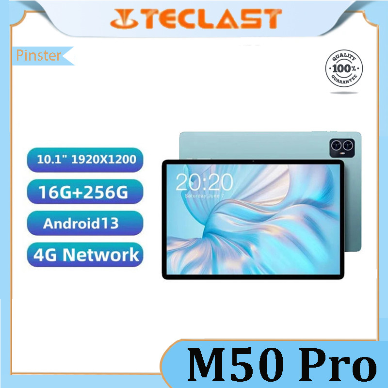 Teclast M50 Pro 10.1 Android 13 เม็ด 8GB RAM 256GB ROM UNISOC T616 Octa Core Widevine L1 4G ...