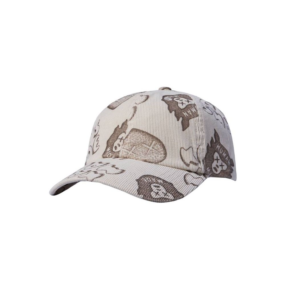 HUMAN MADE x KAWS CORDUROY PRINT CAP Beige Unused | Shopee Thailand