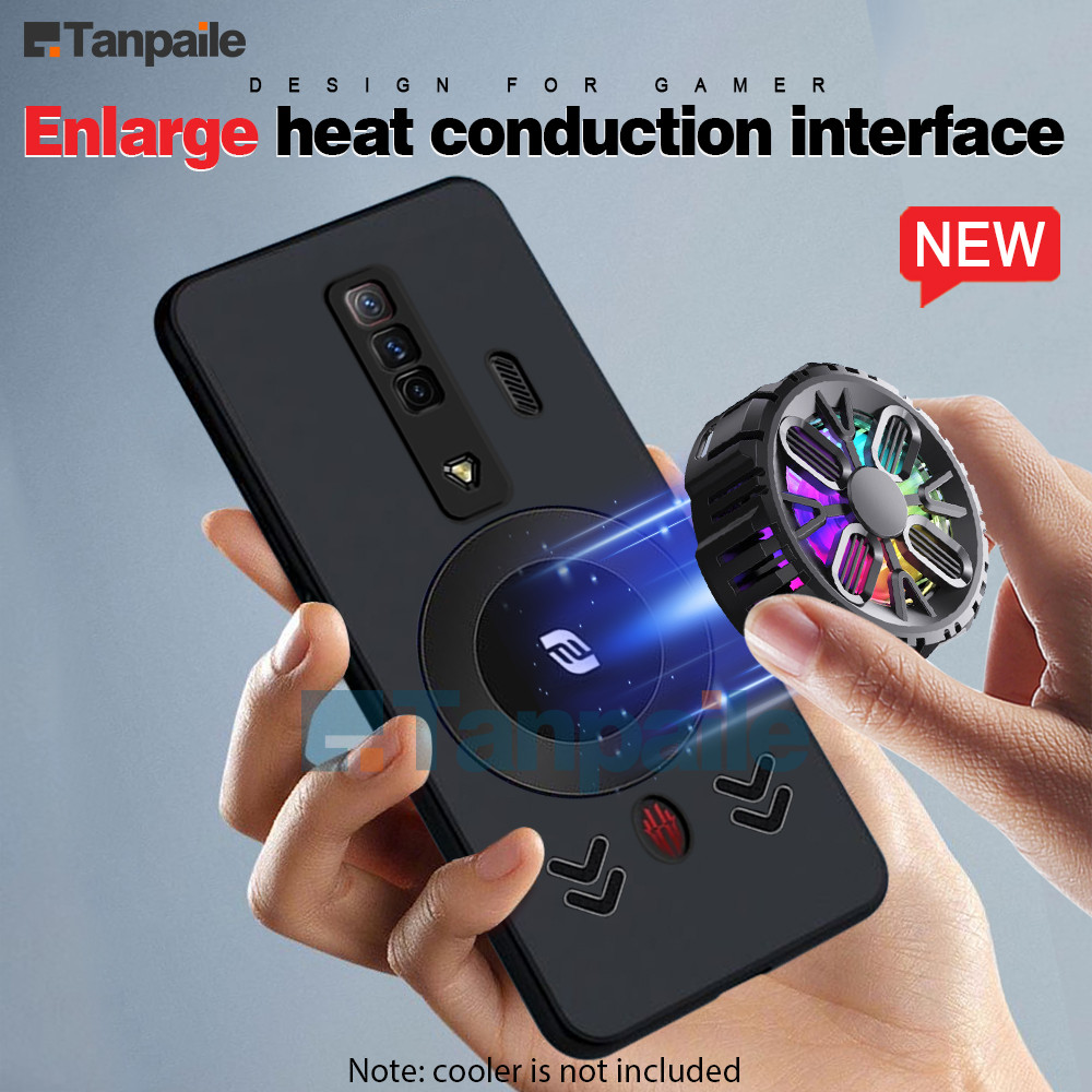 Tanpaile- สําหรับ ZTE nubia Red Magic 7/ 7S Cooling Case ซิลิโคนนุ่มกัน ...