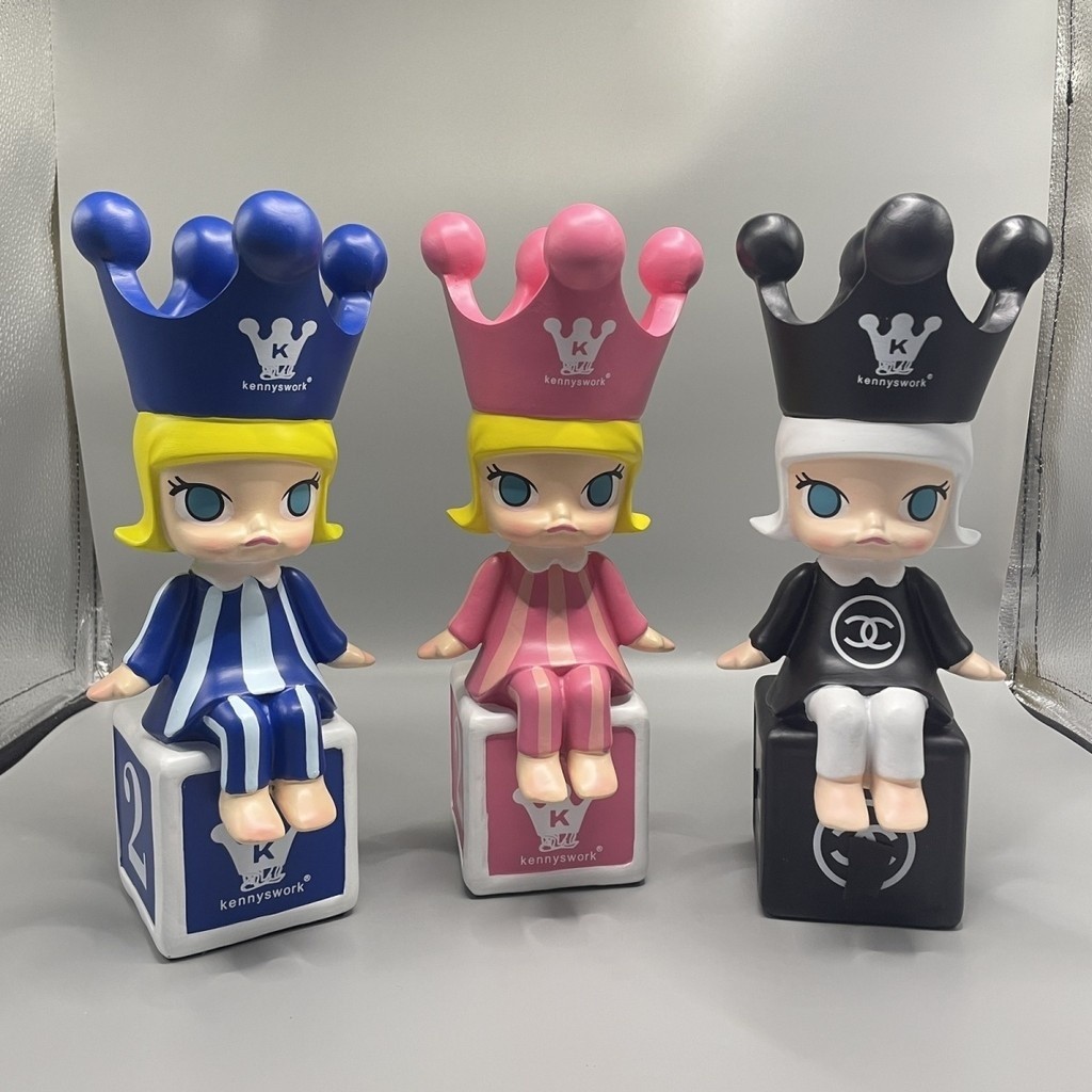 Popmart mage space molly400% Princess Crown Pop Mart มูลค่าสูงสไตล์เล่น ...