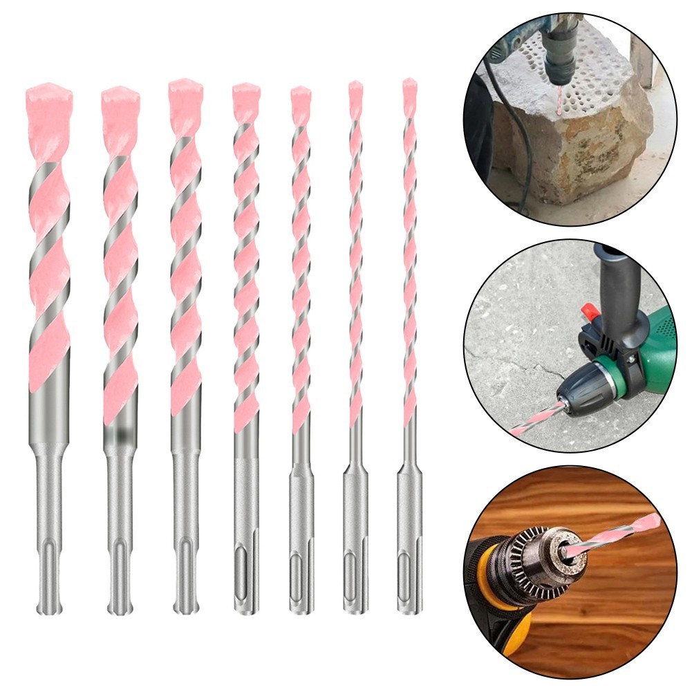 【AMANDA】Concrete and Brick Drilling Solutions Durable SDS Bit Pair ...