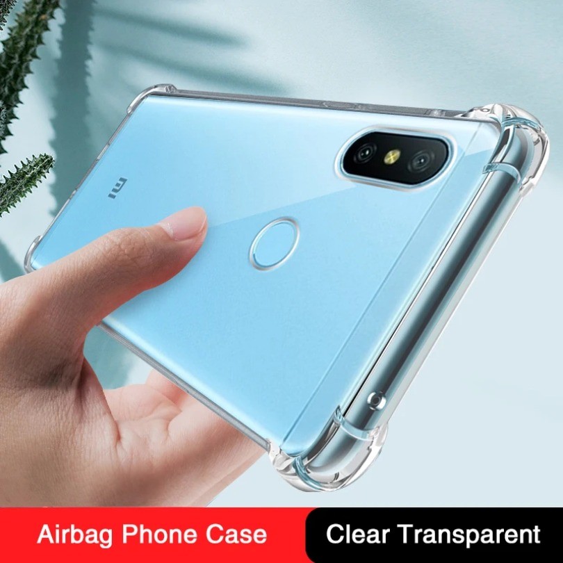 โปร่งใสเคสโทรศัพท์สําหรับ Redmi Note6 หมายเหตุ 6 Pro 6Pro สูง Qualtiy TPU ถุงลมนิรภัยซิลิโคนนุ่ม ...