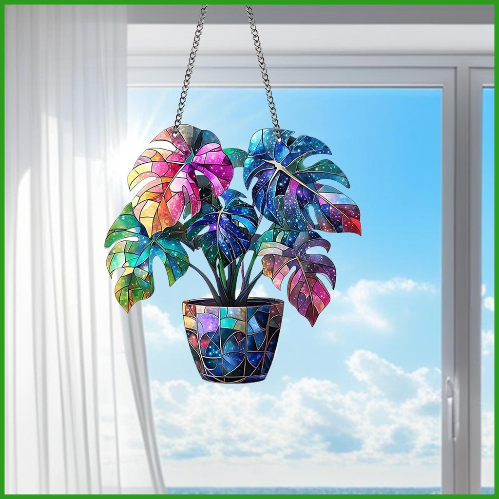 Shamrock อะคริลิคหน้าต่าง Hangable 2d Patricks วัน Shamrock Sun Catcher ...