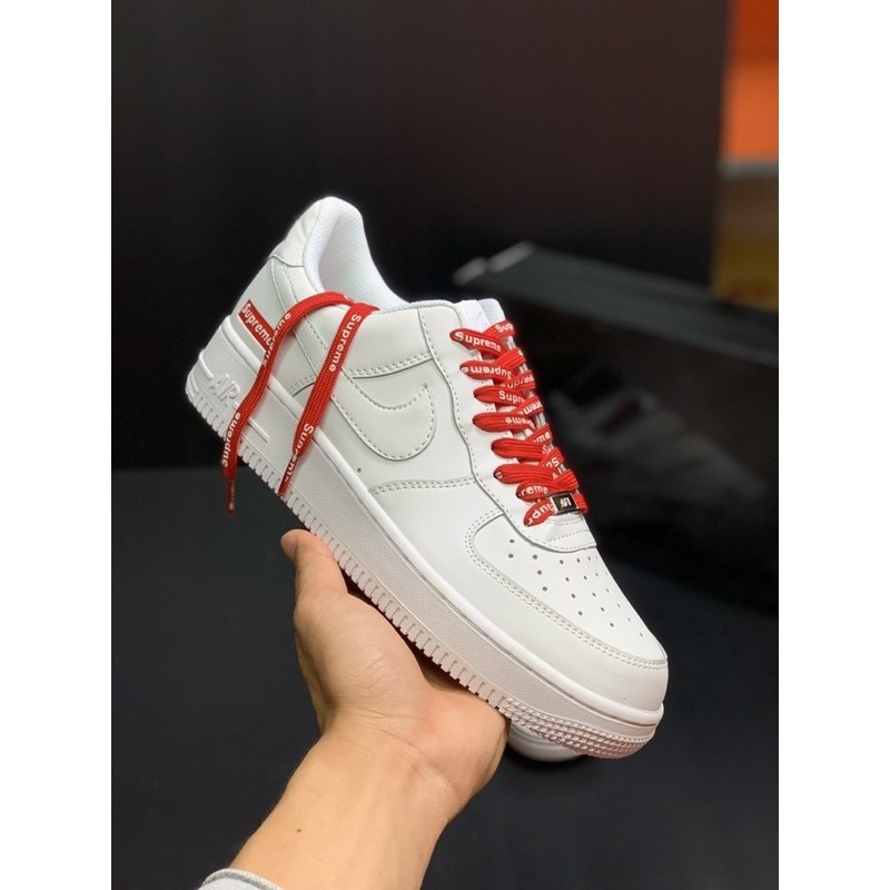 NIKE AIR FORCE ONE Supreme (ไซส์36-45) สีขาว | Shopee Thailand
