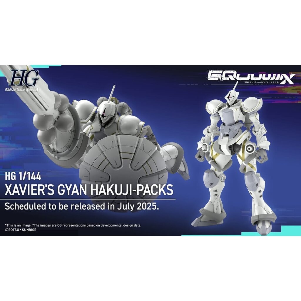 HG BANDAI MS-15/H Xavier's Gyan Hakuji-Packs (GQuuuuuuX Item C ...